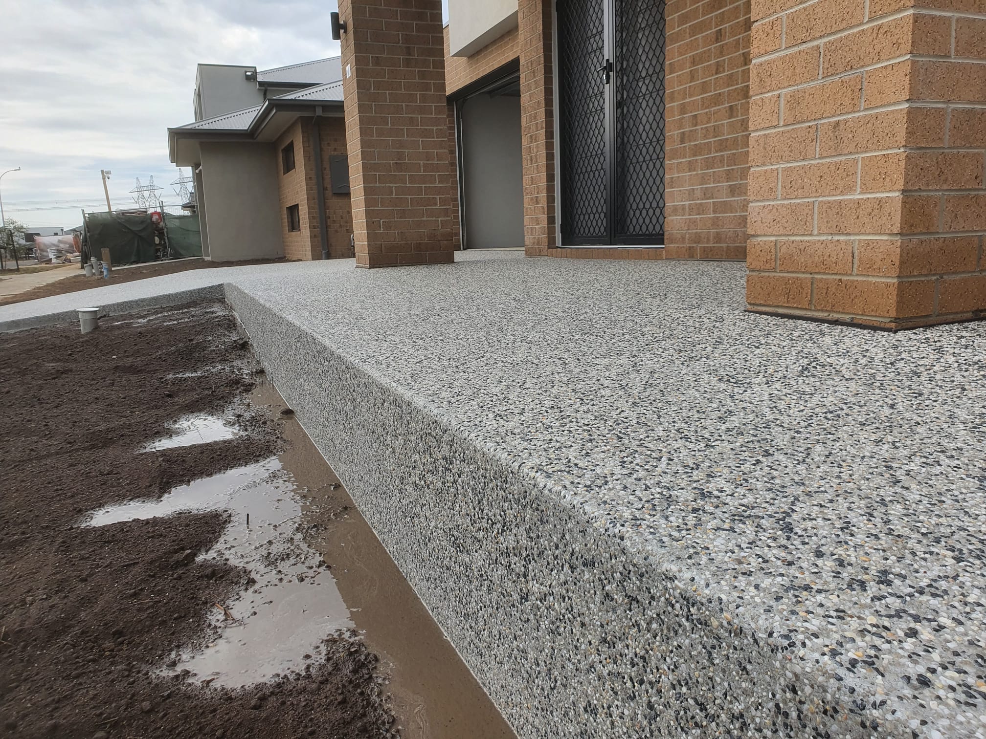 Exposed Aggregate Concrete - P&D Concreting & Landscaping