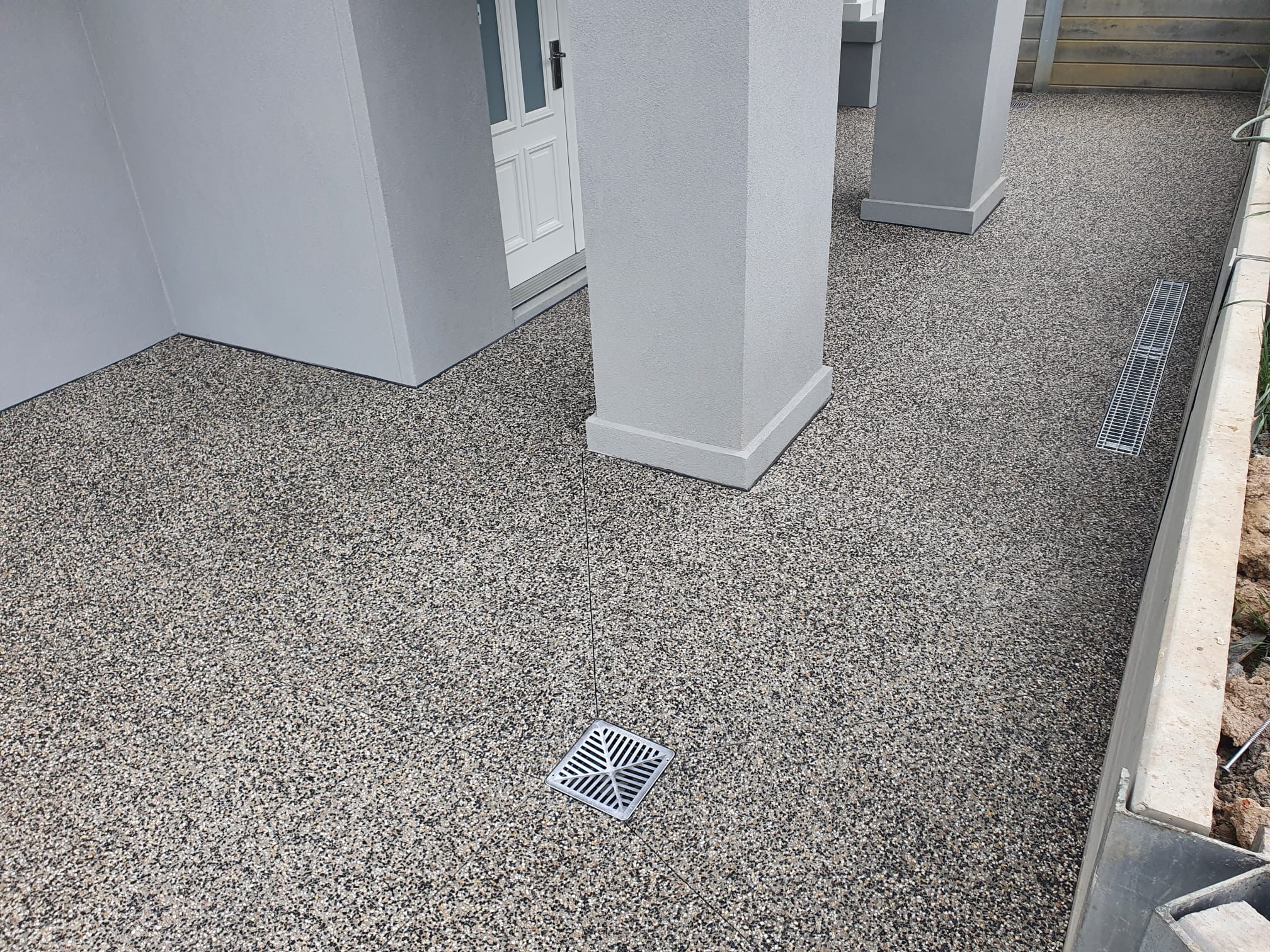 Exposed Aggregate Concrete - P&D Concreting & Landscaping